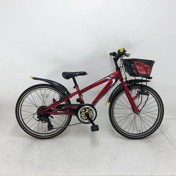 ◇ ◆ ◇ ◆ ◇ 商 品 情 報 ◇ ◆ ◇ ◆ ◇【外観ランク】　Bランク【リユース・中古】　ジュニアサイクル【メーカー】　ブリヂストン【タイヤ】　　22インチ【ギア】　　　外装7段【カラー】　　レッド系LEDダイナモライト付き（手元ス...