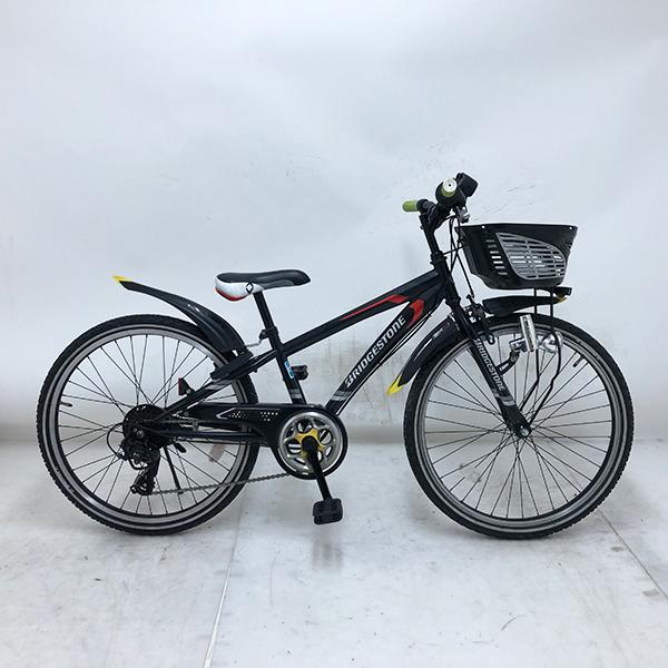 ◇ ◆ ◇ ◆ ◇ 商 品 情 報 ◇ ◆ ◇ ◆ ◇【外観ランク】　Bランク【リユース・中古】　ジュニアサイクル【メーカー】　ブリヂストン【タイヤ】　　24インチ【ギア】　　　外装7段【カラー】　　ブラック系LEDダイナモライト付きローラ...