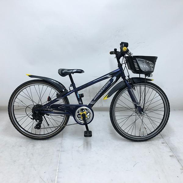 ◇ ◆ ◇ ◆ ◇ 商 品 情 報 ◇ ◆ ◇ ◆ ◇【外観ランク】　Bランク【リユース・中古】　ジュニアサイクル【メーカー】　ブリヂストン【タイヤ】　　24インチ【ギア】　　　外装7段【カラー】　　ネイビー系LEDオートライトローラーブレ...