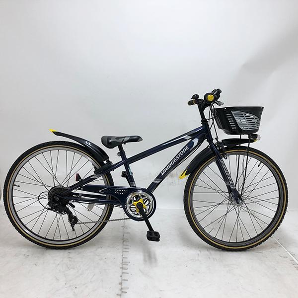 ◇ ◆ ◇ ◆ ◇ 商 品 情 報 ◇ ◆ ◇ ◆ ◇【外観ランク】　Bランク【リユース・中古】　ジュニアサイクル【メーカー】　ブリヂストン【タイヤ】　　26インチ【ギア】　　　外装7段【カラー】　　ネイビー系LEDオートライトローラーブレ...