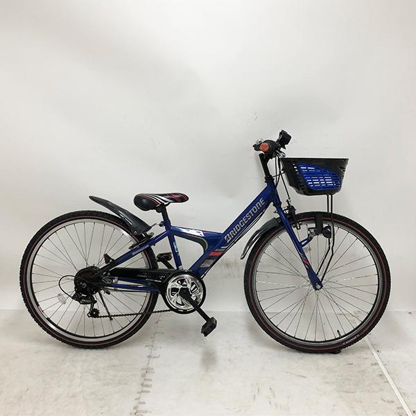 ◇ ◆ ◇ ◆ ◇ 商 品 情 報 ◇ ◆ ◇ ◆ ◇【外観ランク】　Bランク【リユース・中古】　ジュニアサイクル【メーカー】　ブリヂストン【タイヤ】　　26インチ【ギア】　　　外装6段【カラー】　　ネイビー系LEDダイナモライト付き1本ス...