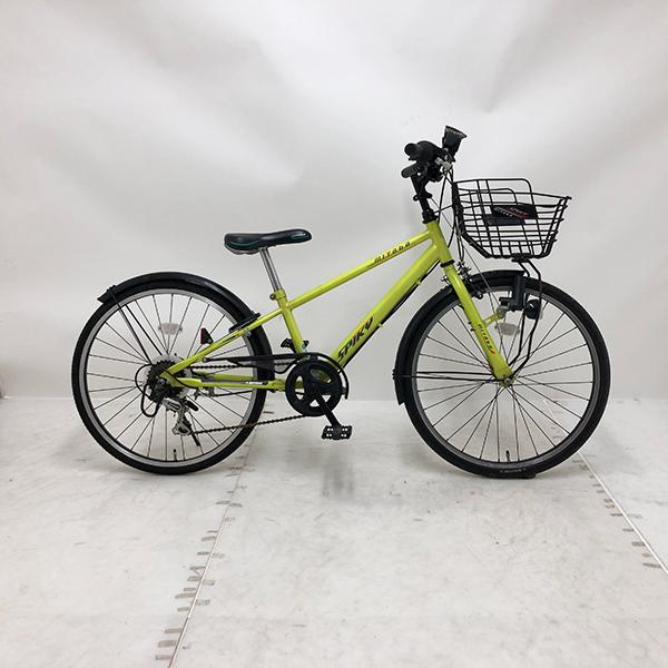 ◇ ◆ ◇ ◆ ◇ 商 品 情 報 ◇ ◆ ◇ ◆ ◇【外観ランク】　Bランク【リユース・中古】　ジュニアサイクル【メーカー】　miyata【タイヤ】　　22インチ【ギア】　　　外装6段【カラー】　　グリーン系LEDダイナモライト付き1本ス...