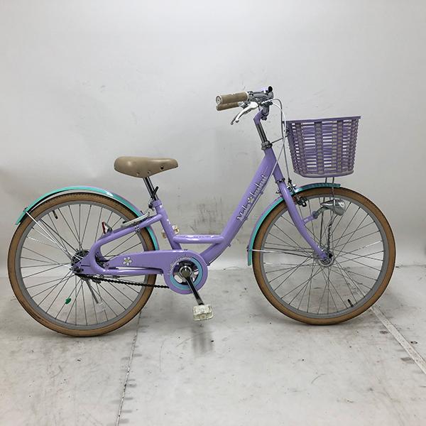 ◇ ◆ ◇ ◆ ◇ 商 品 情 報 ◇ ◆ ◇ ◆ ◇【外観ランク】　Aランク【リユース・中古】　キッズ・ジュニアサイクル【メーカー】　国内メーカー【タイヤ】　　22インチ【ギア】　　　変速なし【カラー】　　パープル系★LEDオートライト★...