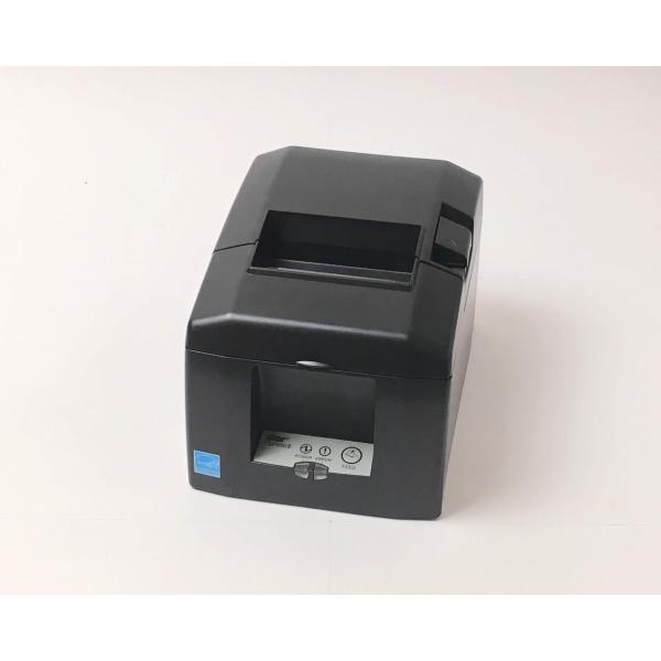 【商品説明】LANインターフェース。用紙サイズは80mmです。 【メーカー】Star 【型番】TSP654IIE3J1GRY【オプション】本体とACアダプタが付属します  【状態】中古品です。本体は綺麗です。印字状態も良好です 【保証】中古...