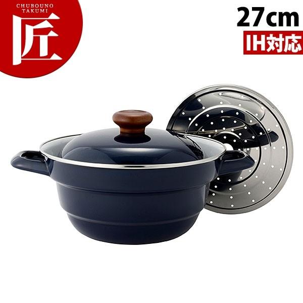 【業務用厨房機器のキッチンマーケット】サイズ：350×275×H195材質：琺瑯オール熱源対応