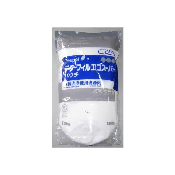 供給装置「デターフィルシステム」のコンテナに入れて使用します。■ 品名：業務用食器洗浄機用洗浄剤（アルカリ性） ■ 成分：カルボン酸塩、けい酸塩、硫酸塩、非イオン系界面活性剤 ■ 内容量：1.8kg ■ 標準使用濃度：0.04〜0.08％