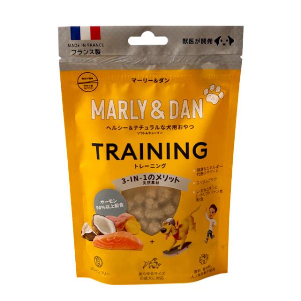 ソフト＆チューイー・トレーニングは、トレーニングのご美として、または単におやつとして使用できます。健康な愛犬のエネルギー代謝とエイジングケアをサポートします。 ■原材料サーモン、ココナッツ粉、さつまいも粉、メープルシロップ、りんご酢パウダー...