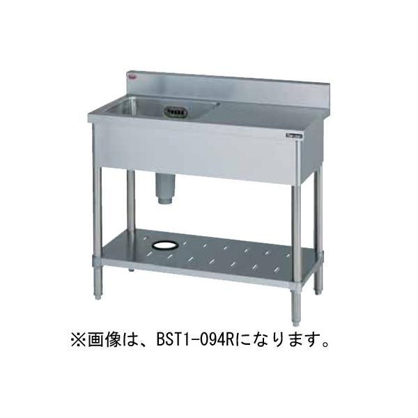 ■新品メーカー：マルゼン型式：BST1-104L仕様：［バックガード］あり［台の位置］左［シンク（水槽）］右側外形寸法：間口1,000×奥行450×高さ800mmバックガード寸法：高さ100×厚さ50mm槽深：200mm排水接続口径：50A...