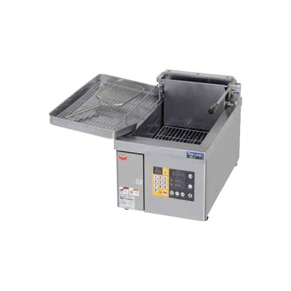 ■新品メーカー：マルゼン（maruzen）型式：MEF-13TE仕様：卓上タイプ・1槽式外形寸法：間口350×奥行600×高さ300mm油量：13L定格電源：三相200V　50/60Hz　4.8kVA消費電力：4.8kW必要手元開閉器容量：...