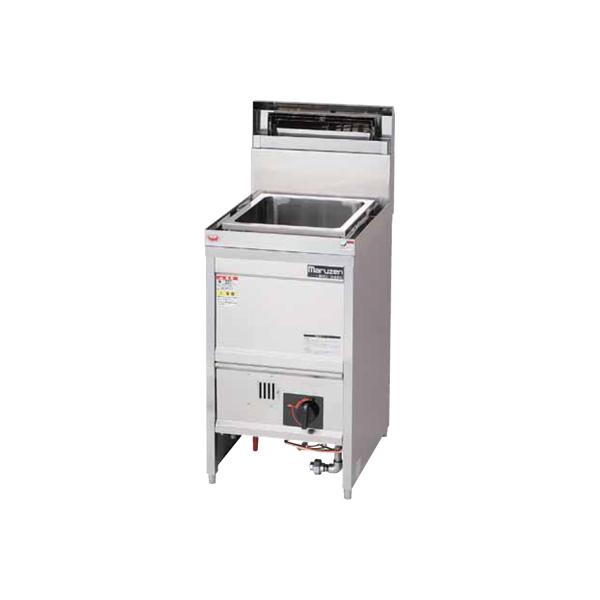■新品メーカー：マルゼン型式：MGU-046G仕様：角槽タイプ外形寸法：間口450×奥行600×高さ800mmバックガード高さ150mm槽の数：1カゴ寸法：290×370×360mm槽の水量：40Lガス消費量：［都市ガス］15.1kW（13...