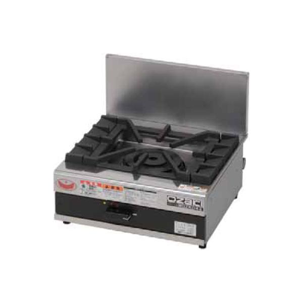 ■新品メーカー：OZAKI オザキシリーズ（マルゼン）型式：MOZK044外形寸法：間口450×奥行450×高さ185mmバックガード高さ200mmトップバーナー数：［Φ165］1使用最大鍋寸法（径）：［Φ165］400mmガス消費量：［都...