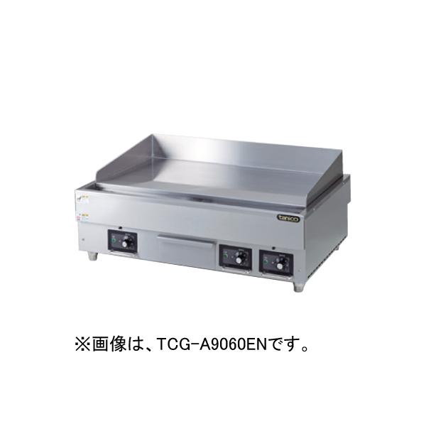 ■新品メーカー：タニコー（tanico）型式：TCG-A12060ENタイプ：卓上外形寸法：間口1,200×奥行600×高さ300mmグリル寸法：間口1,150×奥行470mmプレート厚：15mm電源：三相200V　50/60Hz消費電力：...