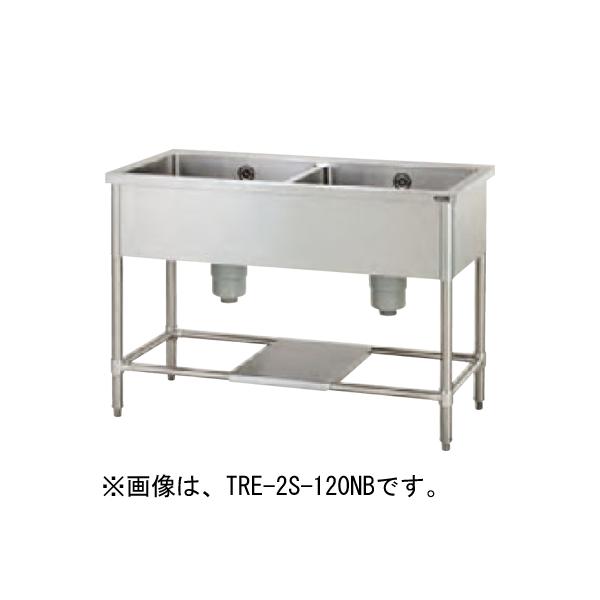 ■新品メーカー：タニコー（tanico）型式：TRE-2S-120NB仕様：バックガードなし外形寸法：間口1,200×奥行600×高さ850mm排水接続口径：50A×2取外し式スノコ：W350mm×1機器下方高さ：150mmシンクトップ：t...