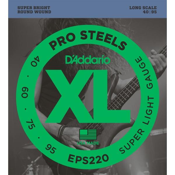 XL ProSteelシリーズは、D'Addario弦の中でも最も磁力が強くブライトなサウンドのエレクトリックベース弦です。 特殊な合金を使用することで、豊かな倍音成分と煌びやかで高域と低域のバランスに優れたサウンドで、スチール弦を使用する...