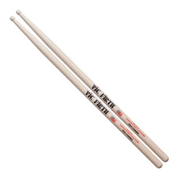 VIC FIRTH VIC-SD4 Combo ヴィックファース　ドラムスティックメイプル材を使用した、アメリカンカスタムシリーズ。シリーズ中最も振りやすさに秀でたComboモデル。13.8 x 404 mm