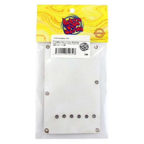 Montreux 54 SC backplate relic Retrovibe Parts No.208 バックプレート※お取り寄せの場合は受注生産となり、納期に約1ヶ月程度頂く場合がございます。※ギターパーツの取り扱いには、相応の技術と...