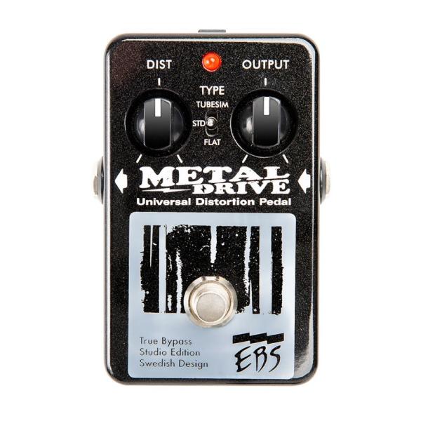 EBS Metal Drive Studio Edition ベースエフェクター- Universal \“High-Gain\” Distortion PedalMetal Driveは、チューブシミュレーションとスタンダード、フラットの...