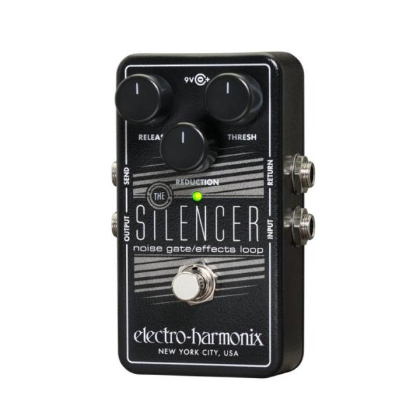 ELECTRO-HARMONIX Silencer Noise Gate Effects LoopSilencerは単体のペダルからペダルボード全体まで制御する高性能ノイズゲートです。3つのコントロールによりあなたのシステム、楽器、プレイス...