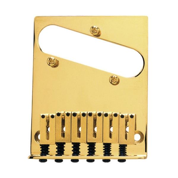 フェンダー ギター ブリッジ 6-Saddle American Series Telecaster Bridge Assemblies Gold テレキャスター ブリッジ Fender。フェンダーアメリカンシリーズ、アメリカンデラックス、...