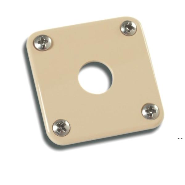 Gibson PRJP-030 Jack Plate Creme Plastic ジャックプレート※ギターパーツの取り扱いには、相応の技術と知識が必要になります。自己責任にて取り扱い可能な方のみ、ご検討下さい。取り付け時に起った、楽器及びパ...