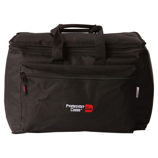 GATOR GP-40 パーカッション、ライティング用バッグ20mm 厚のフォームと内側のファーで機材を保護。中の仕切りは取り外し出来ますので、カホンバッグへの代用も可能です。（ご使用予定のカホンサイズをご確認下さい。）また、照明用バッグと...