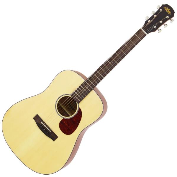 ARIA Aria-111 Dreadnought MTN アコースティックギタートップにスプルース、バック＆サイドにサペリを採用。全体を艶消し塗装で仕上げたアコースティックギターです。入門モデルとしても最適です。ドレッドノートモデルTop...