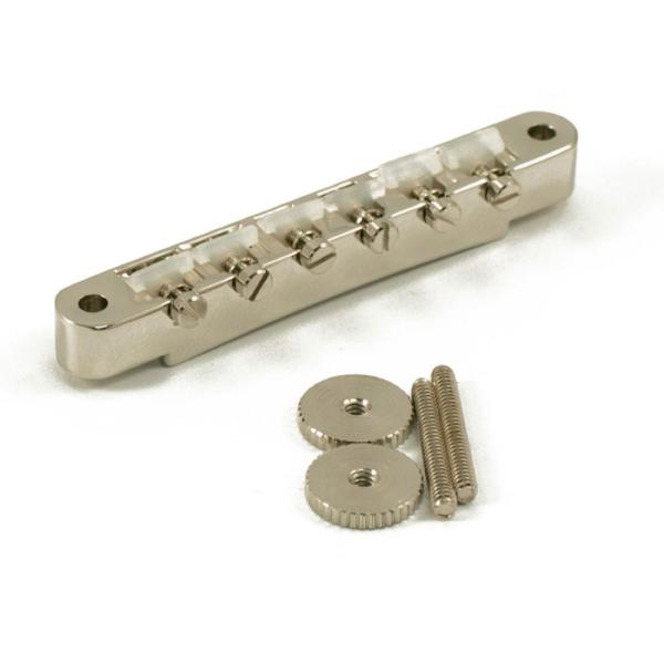 クルーソン ギター ブリッジ ABR-1 BRIDGE/NON-WIRED/NYLON SADDLE/Nickel KLUSON。※ギターパーツの取り扱いには、相応の技術と知識が必要になります。自己責任にて、取り扱い可能な方のみ、ご検討下さ...