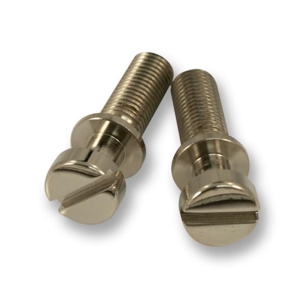 KLUSON STOP TAILPIECE STUDS/STEEL781/Nickel テールピーススタッド※ギターパーツの取り扱いには、相応の技術と知識が必要になります。自己責任にて、取り扱い可能な方のみ、ご検討下さい。個人的に取り付け時...