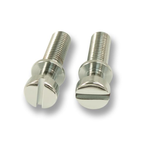 KLUSON STOP TAILPIECE STUDS/STEEL781/Chrome テールピーススタッド※受注生産の為、お取り寄せの場合は、納期に約2〜3ヶ月程度頂く場合がございます。※ギターパーツの取り扱いには、相応の技術と知識が必要...