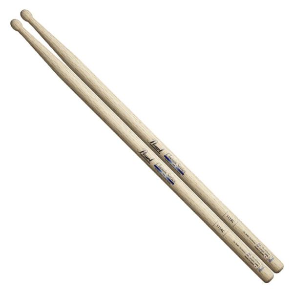 パール スティック 111AC オーク ドラムスティック Pearl。パール・ドラムスティック Classic Series111AC多少重めで耐久性抜群のオーク材を使用。太くて長く、非常にパワーが出しやすい為、ハードロックなど大音量のバン...