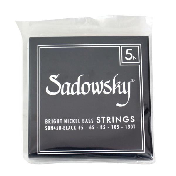 SADOWSKY SBN45B Black ブラックラベル 5弦ベース弦※メーカーによる予告無き仕様変更により、掲載画像とパッケージデザインが異なる場合がございますので、予めご了承くださいませ。明るいサウンドとやや強めのテンション感を持った...