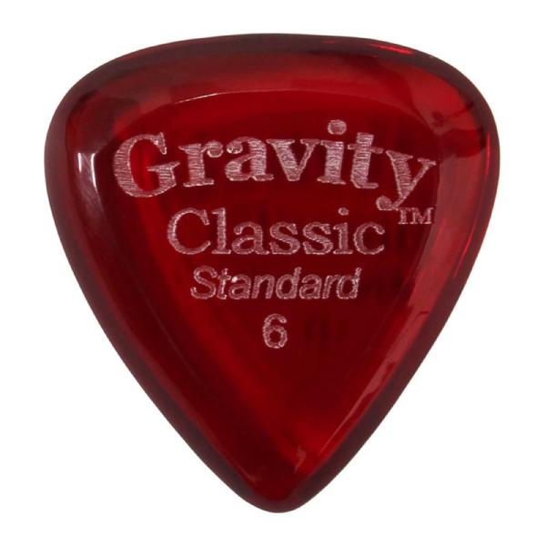 GRAVITY GUITAR PICKS Classic -Standard- GCLS6P 6.0mm Red ギターピックグラビティギターピックは、ハンドメイドでピックを製作するアメリカのブランド。アクリル素材を職人の手によりひとつひと...