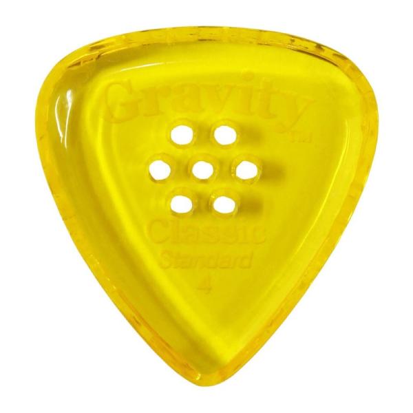 GRAVITY GUITAR PICKS Classic -Standard Multi-Hole- GCLS4PM 4.0mm Yellow ギターピックグラビティギターピックは、ハンドメイドでピックを製作するアメリカのブランド。アクリル...