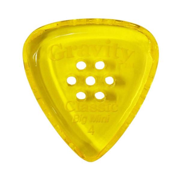 GRAVITY GUITAR PICKS Classic -Big Mini Multi-Hole- GCLB4PM 4.0mm Yellow ギターピックグラビティギターピックは、ハンドメイドでピックを製作するアメリカのブランド。アクリル...