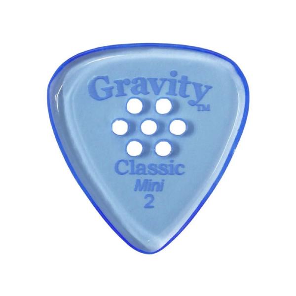 GRAVITY GUITAR PICKS Classic -Mini Multi-Hole- GCLM2PM 2.0mm Blue ギターピックグラビティギターピックは、ハンドメイドでピックを製作するアメリカのブランド。アクリル素材を職人の...