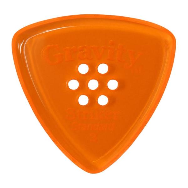 GRAVITY GUITAR PICKS Striker -Standard Multi-Hole- GSRS3PM 3.0mm Orange ギターピックグラビティギターピックは、ハンドメイドでピックを製作するアメリカのブランド。アクリル...