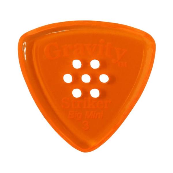 GRAVITY GUITAR PICKS Striker -Big Mini Multi-Hole- GSRB3PM 3.0mm Orange ギターピックグラビティギターピックは、ハンドメイドでピックを製作するアメリカのブランド。アクリル...