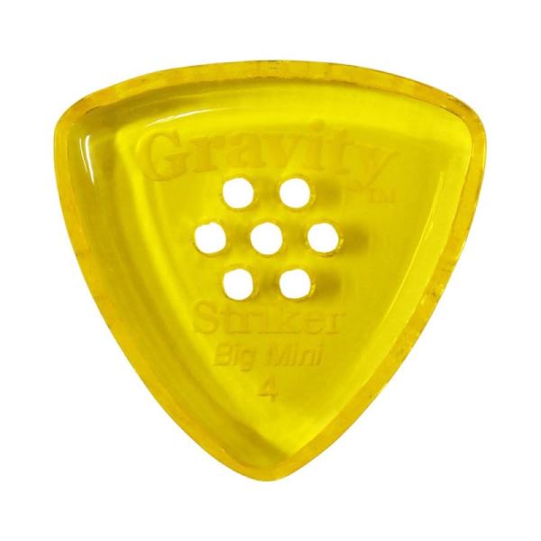 GRAVITY GUITAR PICKS Striker -Big Mini Multi-Hole- GSRB4PM 4.0mm Yellow ギターピックグラビティギターピックは、ハンドメイドでピックを製作するアメリカのブランド。アクリル...