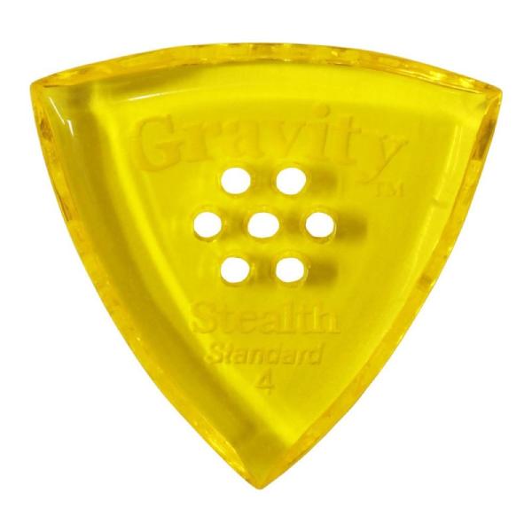 GRAVITY GUITAR PICKS Stealth -Standard Multi-Hole- GSSS4PM 4.0mm Yellow ギターピックグラビティギターピックは、ハンドメイドでピックを製作するアメリカのブランド。アクリル...