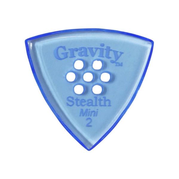 GRAVITY GUITAR PICKS Stealth -Mini Multi-Hole- GSSM2PM 2.0mm Blue ギターピックグラビティギターピックは、ハンドメイドでピックを製作するアメリカのブランド。アクリル素材を職人の...