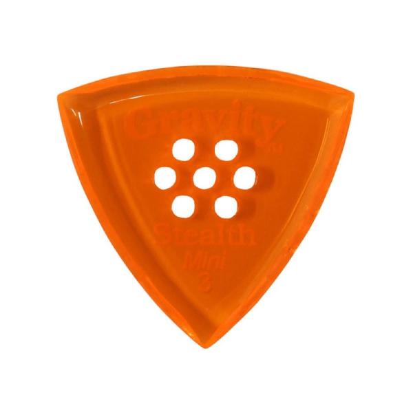 GRAVITY GUITAR PICKS Stealth -Mini Multi-Hole- GSSM3PM 3.0mm Orange ピックグラビティギターピックは、ハンドメイドでピックを製作するアメリカのブランド。アクリル素材を職人の手...