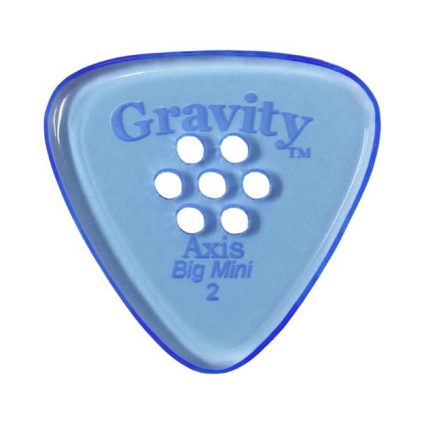 GRAVITY GUITAR PICKS Axis -Big Mini Multi-Hole- GAXB2PM 2.0mm Blue ピックグラビティギターピックは、ハンドメイドでピックを製作するアメリカのブランド。アクリル素材を職人の手に...