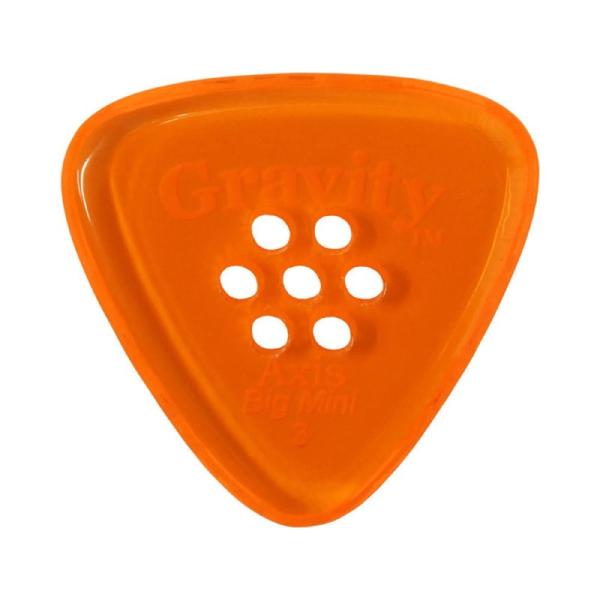 GRAVITY GUITAR PICKS Axis -Big Mini Multi-Hole- GAXB3PM 3.0mm Orange ギターピックグラビティギターピックは、ハンドメイドでピックを製作するアメリカのブランド。アクリル素材を...