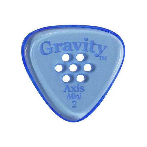 GRAVITY GUITAR PICKS Axis -Mini Multi-Hole- GAXM2PM 2.0mm Blue ギターピックグラビティギターピックは、ハンドメイドでピックを製作するアメリカのブランド。アクリル素材を職人の手によ...