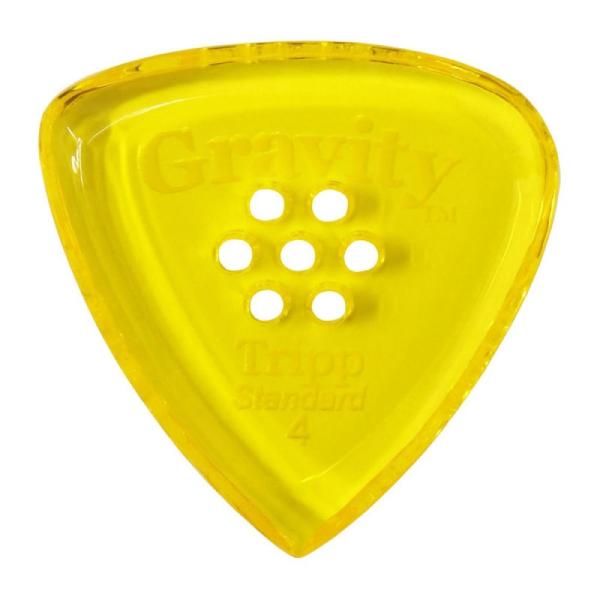 GRAVITY GUITAR PICKS Tripp -Standard Multi-Hole- GTRS4PM 4.0mm Yellow ギターピックグラビティギターピックは、ハンドメイドでピックを製作するアメリカのブランド。アクリル素材...