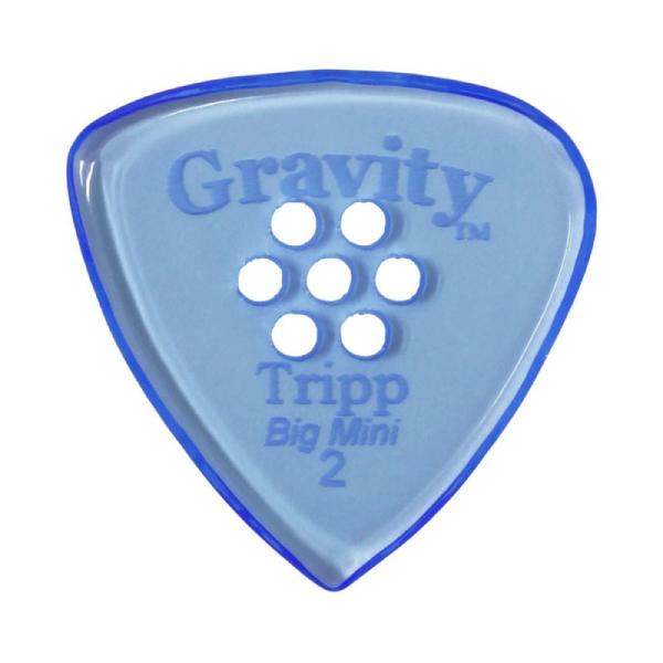 GRAVITY GUITAR PICKS Tripp -Big Mini Multi-Hole- GTRB2PM 2.0mm Blue ピックグラビティギターピックは、ハンドメイドでピックを製作するアメリカのブランド。アクリル素材を職人の手...