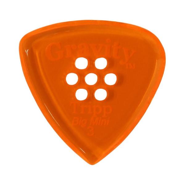GRAVITY GUITAR PICKS Tripp -Big Mini Multi-Hole- GTRB3PM 3.0mm Orange ギターピックグラビティギターピックは、ハンドメイドでピックを製作するアメリカのブランド。アクリル素材...