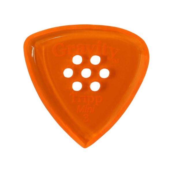 GRAVITY GUITAR PICKS Tripp -Mini Multi-Hole- GTRM3PM 3.0mm Orange ギターピックグラビティギターピックは、ハンドメイドでピックを製作するアメリカのブランド。アクリル素材を職人の...