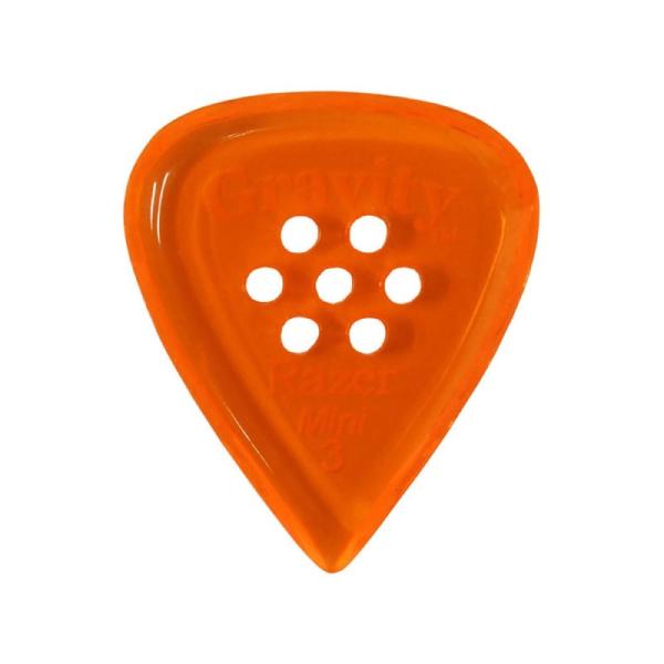 GRAVITY GUITAR PICKS Razer -Mini Multi-Hole- GRAM3PM 3.0mm Orange ギターピックグラビティギターピックは、ハンドメイドでピックを製作するアメリカのブランド。アクリル素材を職人の...