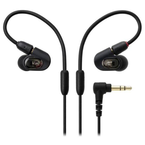 オーディオテクニカ イヤホン 有線 ATH-E50 バランスドアーマチュア型インナーイヤーヘッドホン AUDIO-TECHNICA  遮音性や安定したフィット感を追求し、最適に小型化された設計ステージパフォーマンスやDTMなどの音楽制作まで...